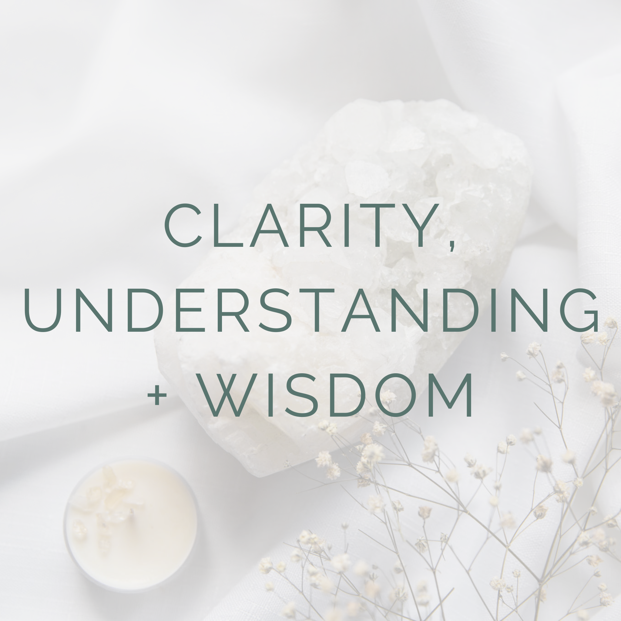 CLARITY, UNDERSTANDING + WISDOM – Clarity Co.